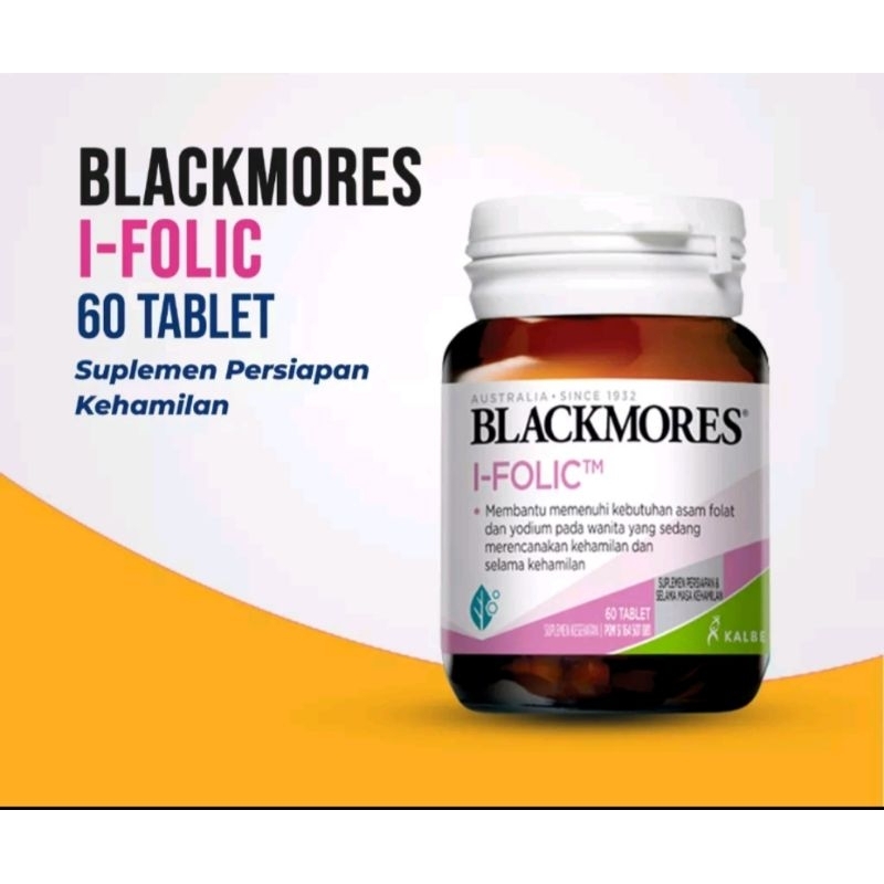 Jual BLACKMORES I-FOLIC ( isi 60 tablet ) | Shopee Indonesia