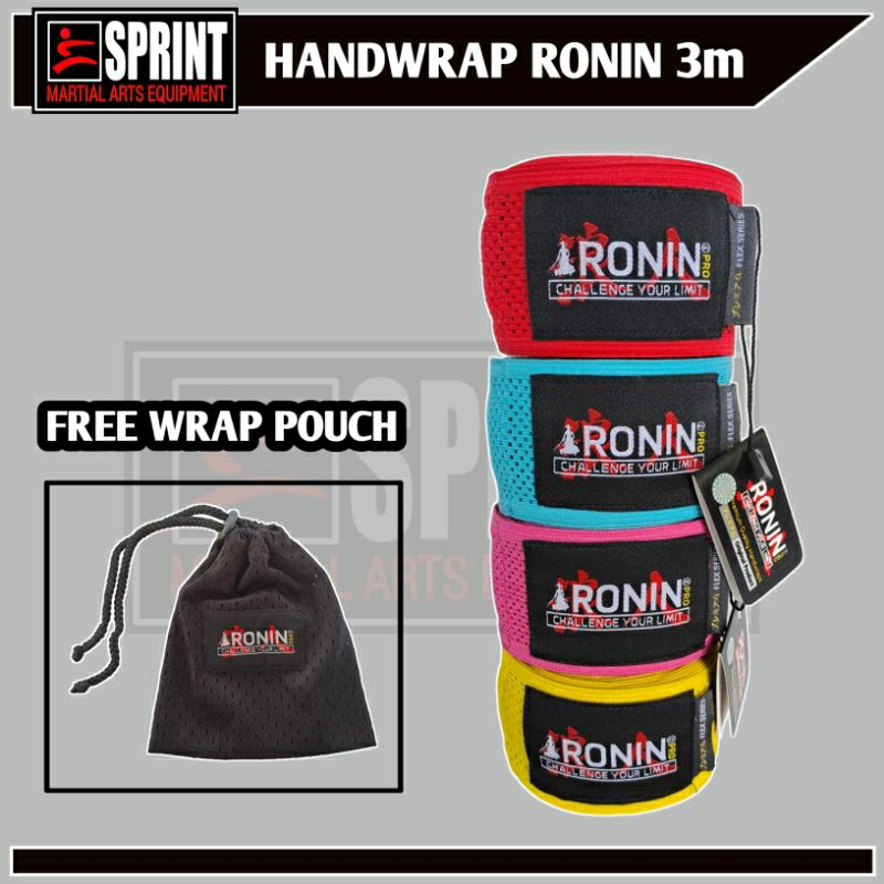 Jual Handwrap Panjang 3 Meter Premium Series / Bendit UFC MMA Muay Thai ...