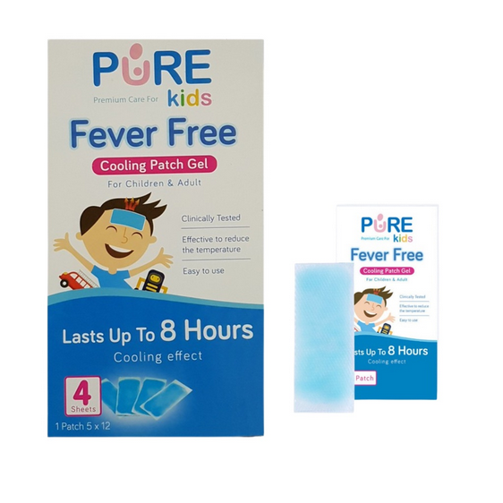 Jual PURE BB KIDS FEVER FREE COOLING PATCH GEL Plester Penurun Panas ...