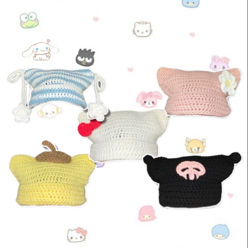 Jual Sanrio Crochet Beanie | Shopee Indonesia
