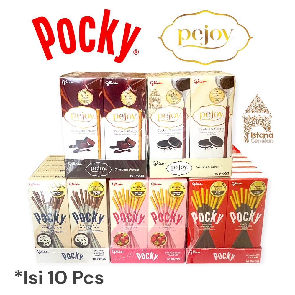 Jual Glico Pocky / Pejoy MINI Half size 20 Gram PACK (isi 10 pcs) | Shopee Indonesia