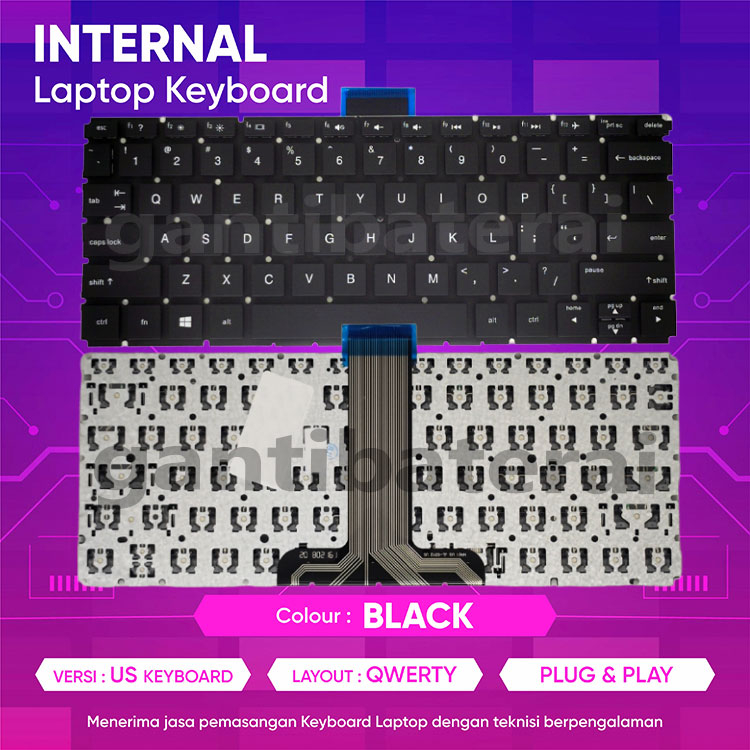Jual Keyboard HP X360 11-ab103tu 11-ab127tu 11-ab128tu 11-ab132tu ...