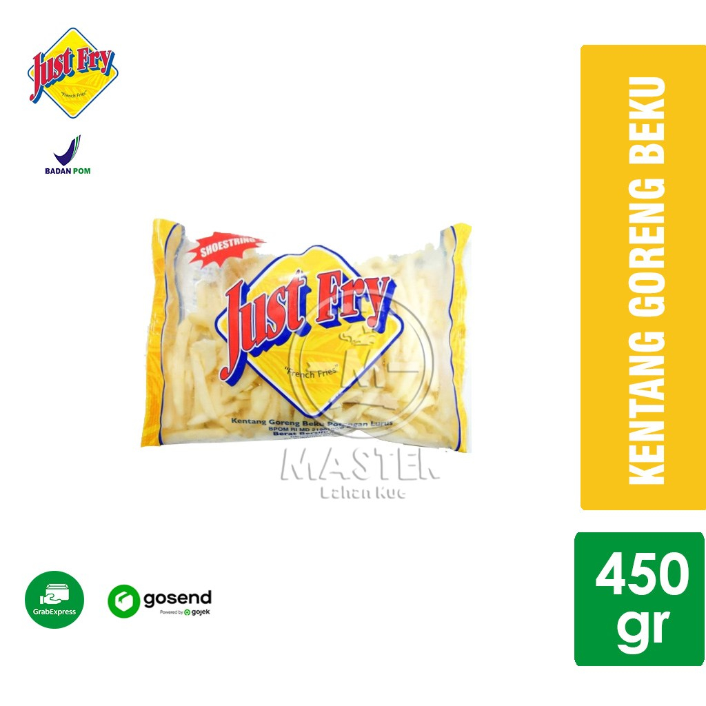 Jual Just Fry French Fries Shoestring / Kentang Frozen 450 gr [KHUSUS ...