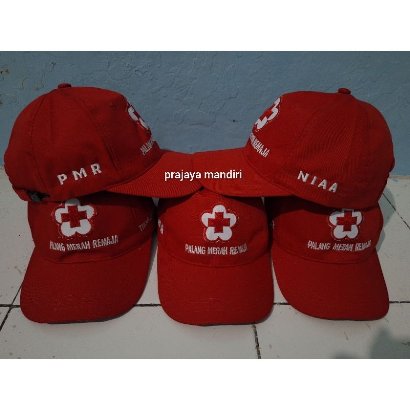 Jual Topi PMR & PMI costum bordir | Shopee Indonesia