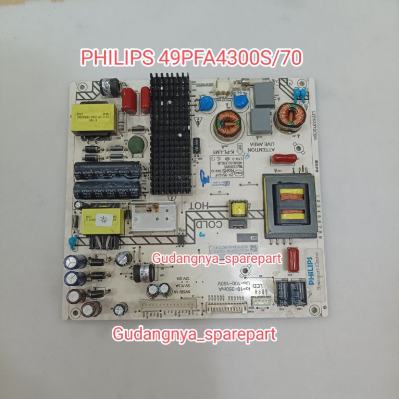 Jual PSU PHILIPS 49PFA4300S/70 REGULATOR MESIN TV POWER SUPPLY POWER ...