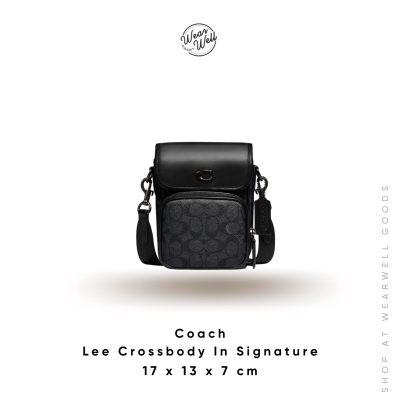Jual Coach lee crossbody in signature | Shopee Indonesia