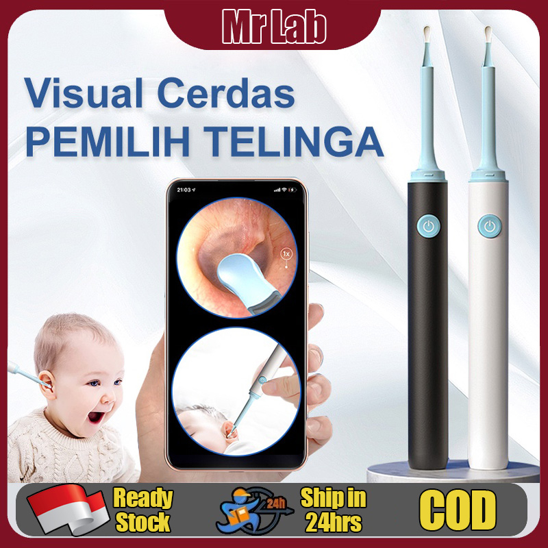 Jual Korek Kuping Led Smart Visual Earpick Wireless Korek Kuping ...