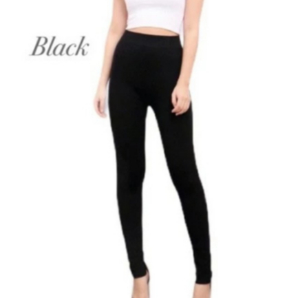 Jual Carity Celana legging wanita panjang Hitam Polos polyster spandex ...