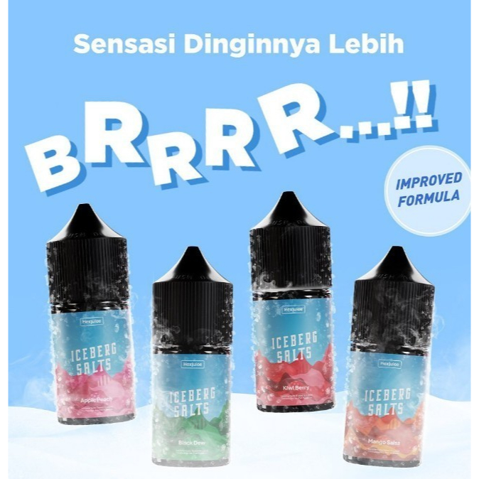 Jual LIQUID ICEBERG SALTNIC SERIES 30ML | Shopee Indonesia