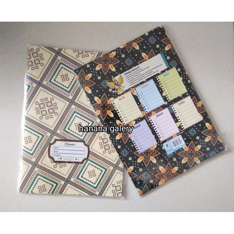 Jual SAMPUL KERTAS BATIK PREMIUM / SAMPUL BUKU BATIK(1 PACK ISI 20 ...