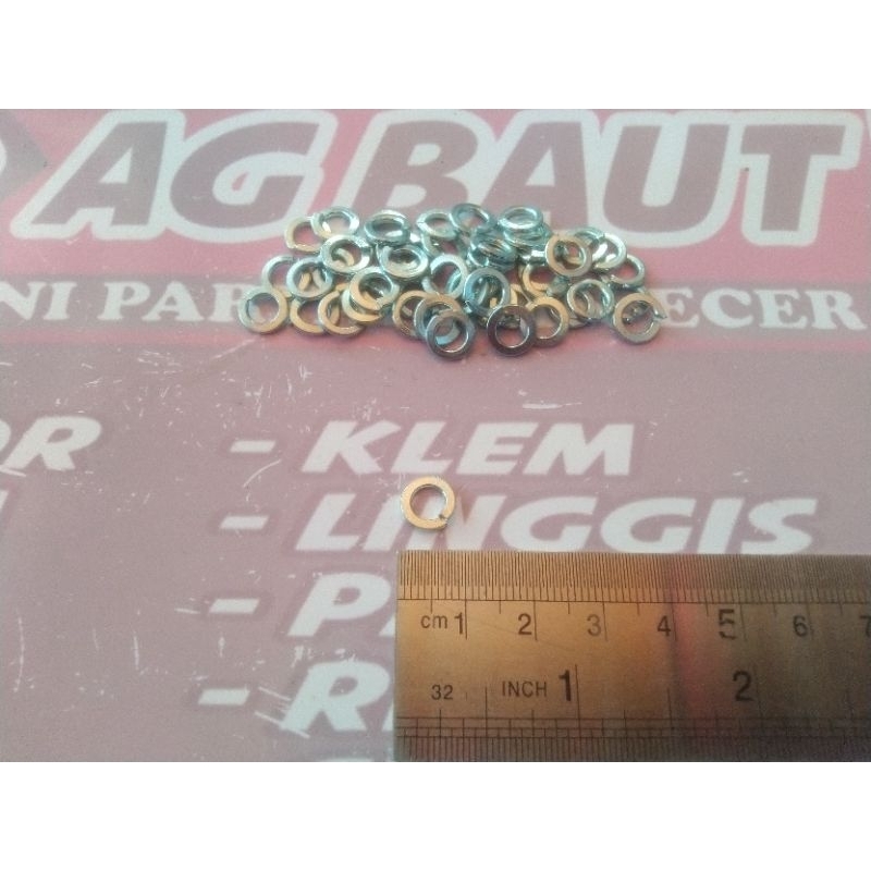 Jual Ring Per / Spring Washer M5 / Ring Ver M5 Galvanis ( Ring Per 8 ...
