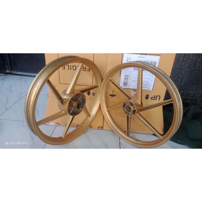 Jual velg pelek racing DEPAN BELAKANG Suzuki smash PNP Shogun | Shopee ...