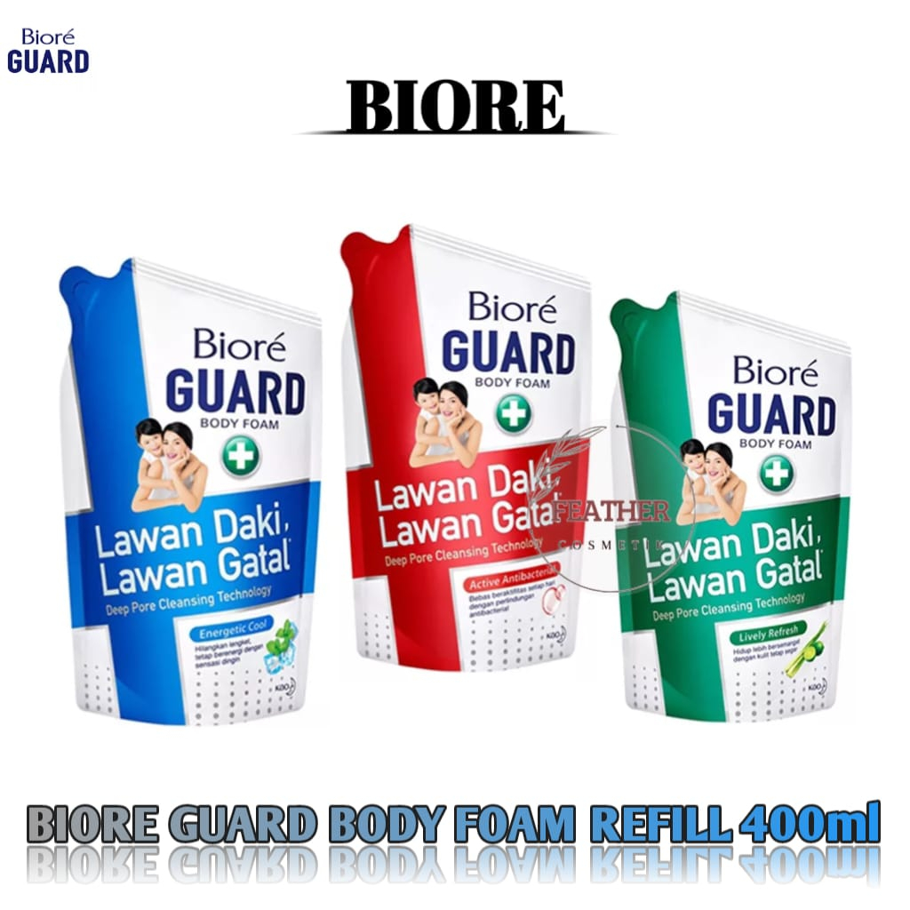 Jual BIORE Guard Body Foam Refill 400ml | Shopee Indonesia