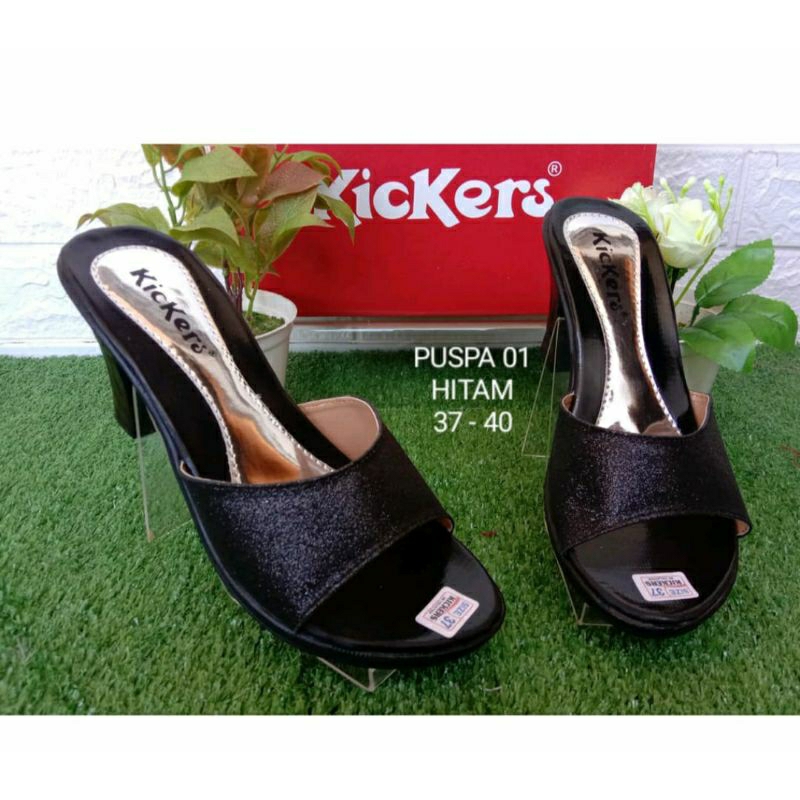 Jual (COD) SANDAL HIGH HEELS WANITA KICKERS TERBARU SENDAL HILS HELS ...