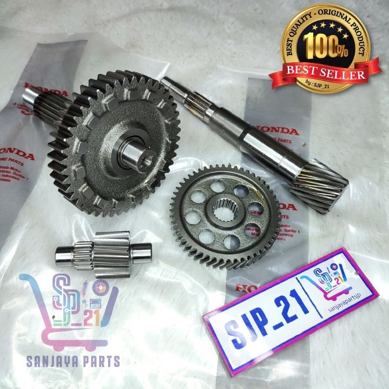 Jual gigi gear rasio as pully roda gearbox assy kode part k44 k81 beat ...