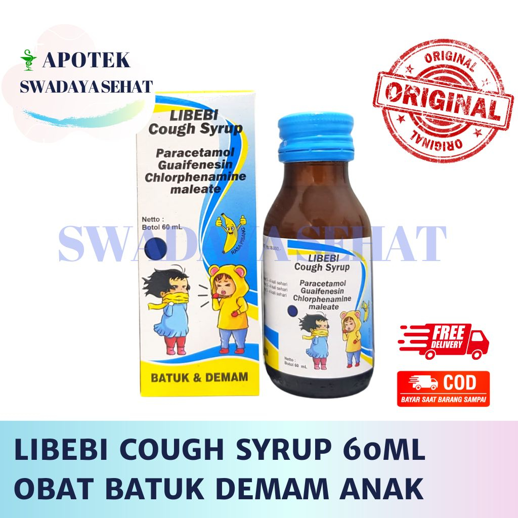 Jual LIBEBI COUGH SYRUP 60ML Holi - Obat Batuk Demam Anak Sirup ...