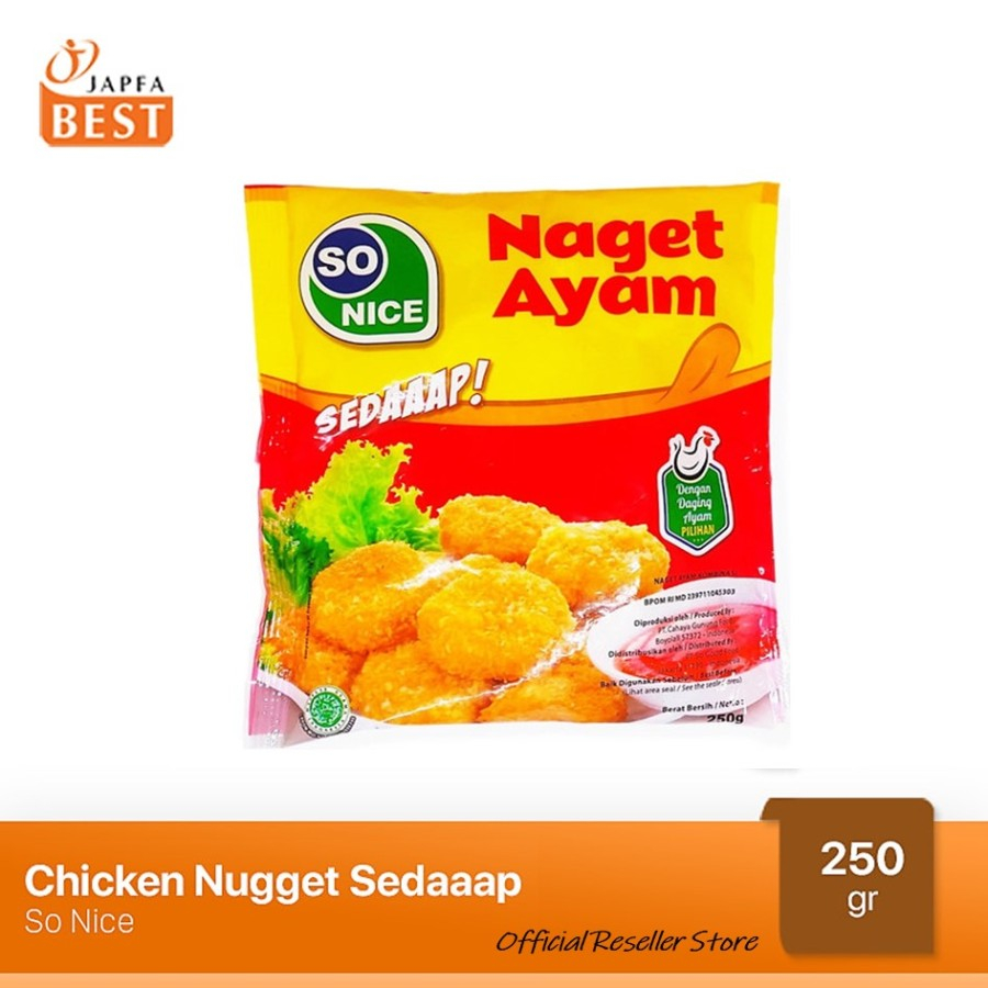 Jual SO NICE Sedaaap NUGGET Original 250gr | Shopee Indonesia