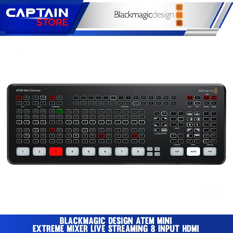 Jual Blackmagic Design ATEM Mini Extreme Mixer Live Streaming 8 Input ...