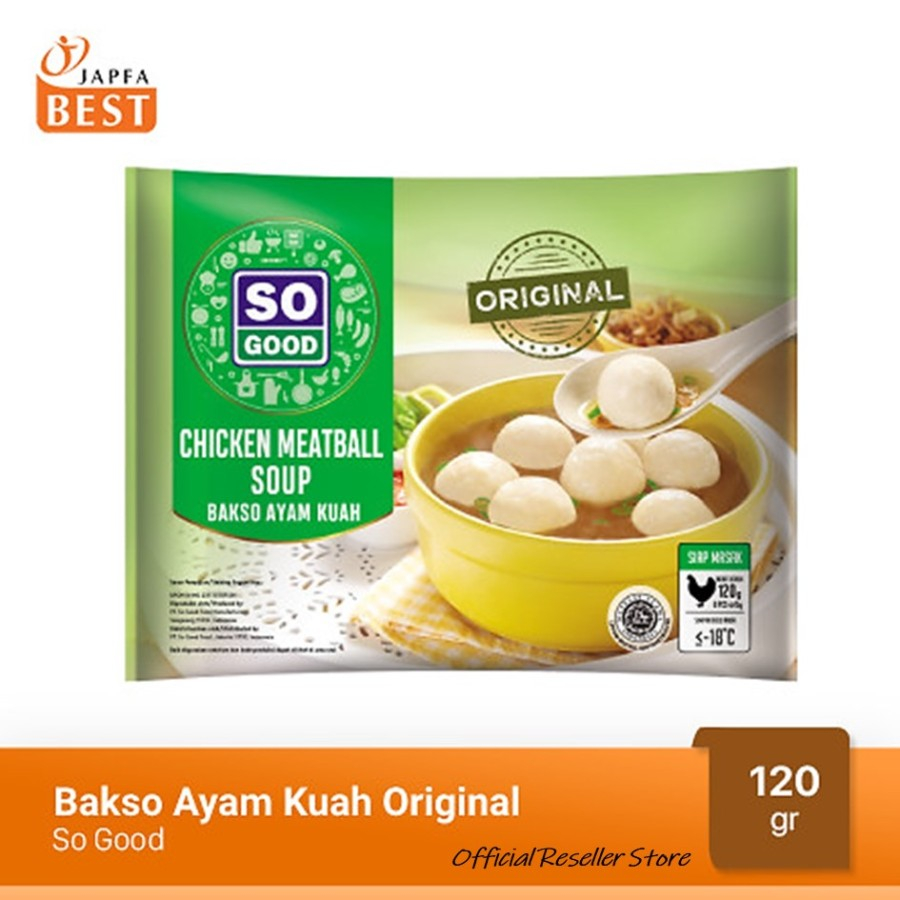 Jual SO GOOD Bakso Ayam Kuah 120gr | Shopee Indonesia