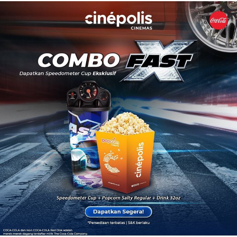Jual Speedometer Cup Exclusive Fast X Cinepolis | Shopee Indonesia