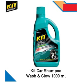 Jual Kit Car Shampoo Cuci Motor Mobil Wash & Glow Bottle 1000 ml 1 L ...