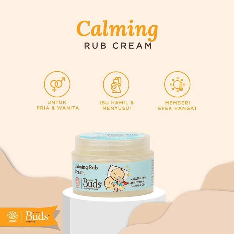 Jual BUDS SOOTHING ORGANIC MURAH CALMING TUMMY RUB CREAM 30ML KRIM ...
