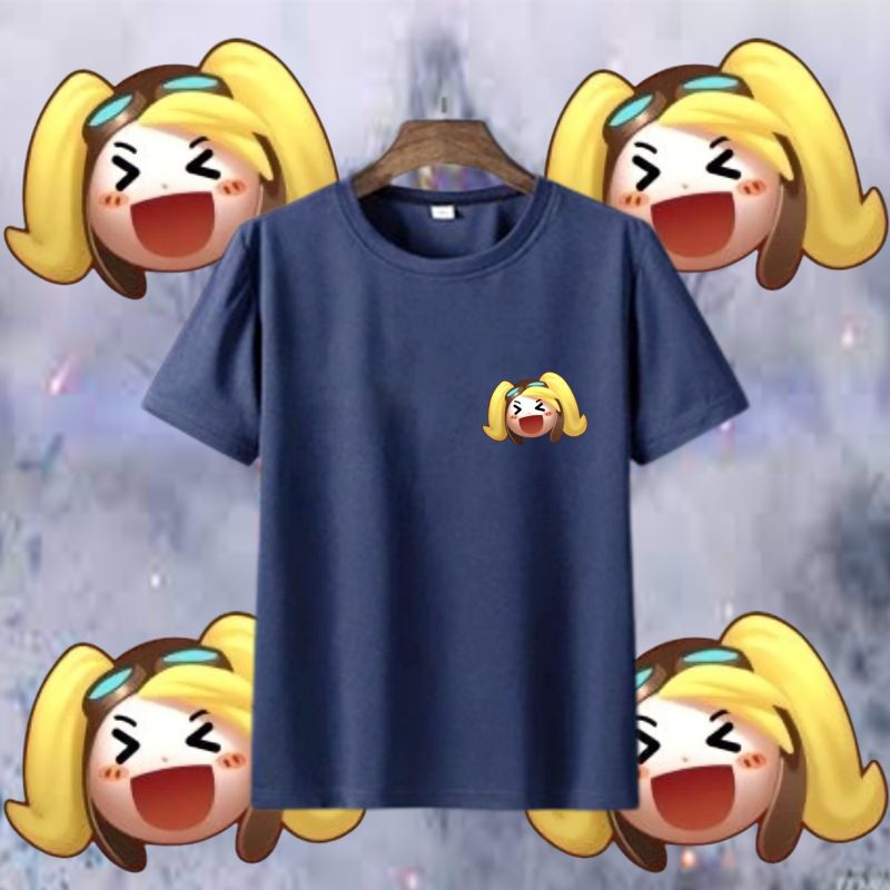 Jual kaos oblong UNISEX STICKER MLBB (Layla happy) | Shopee Indonesia