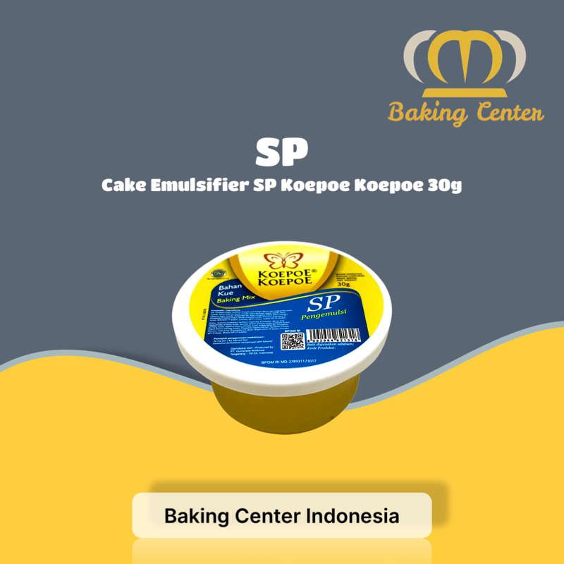 Jual SP Koepoe Koepoe Pengembang Kue Cake Emulsifier 30gr | Shopee ...