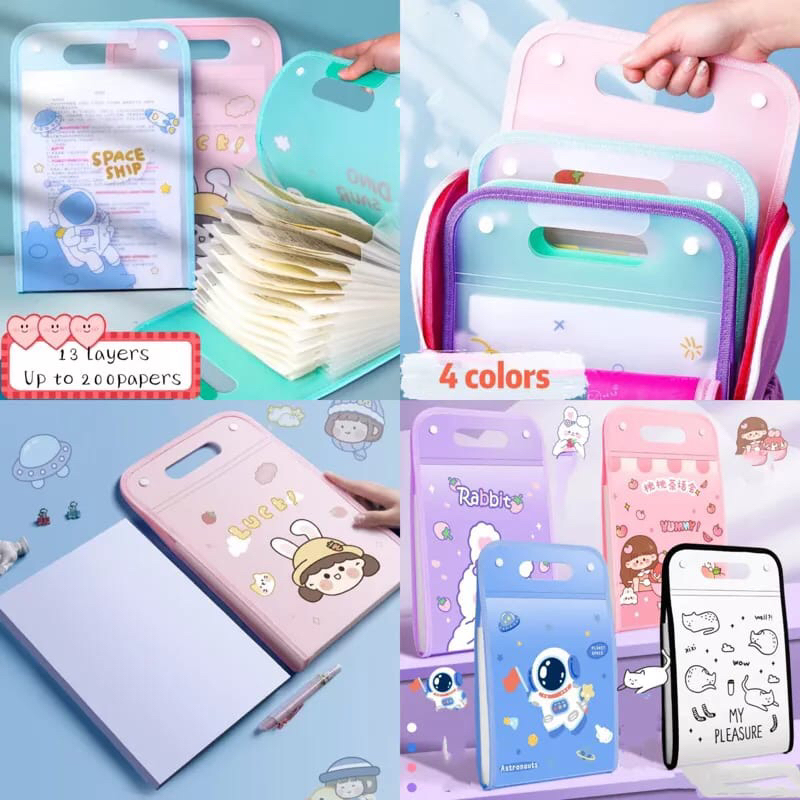Jual MULTI LAYER FOLDER LUCU / FOLDER MAP WORKBOOK SEKOLAH ANAK / MAP ...