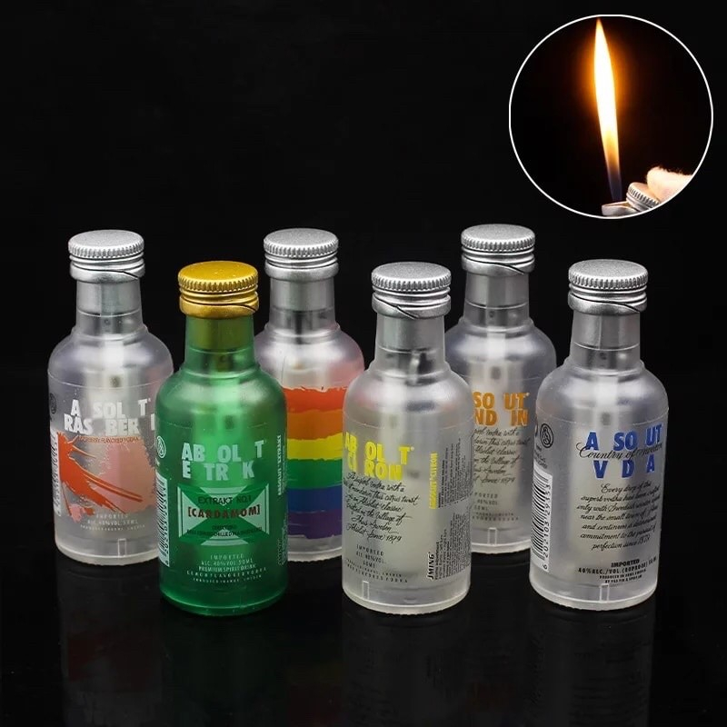 Jual Korek Api Miniatur Botol Minum Lighter Souvenir Koleksi Unik Antik ...