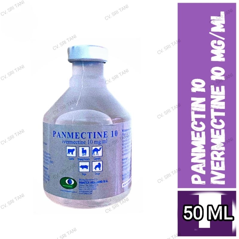 Jual Panmectin 50 ml - Ivermectin 1% - Obat Scabies Ampuh - Obat Kutu ...