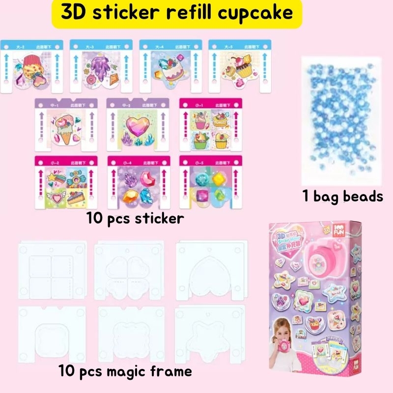 Jual DUS DEFECT 3D sticker maker mainan alat pembuat sticker hello ...
