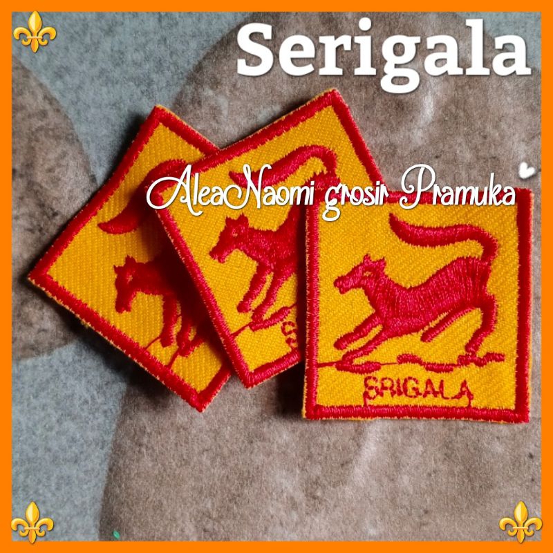 Jual Tanda regu pramuka putra tanda regu hewan srigala bordir tanda ...
