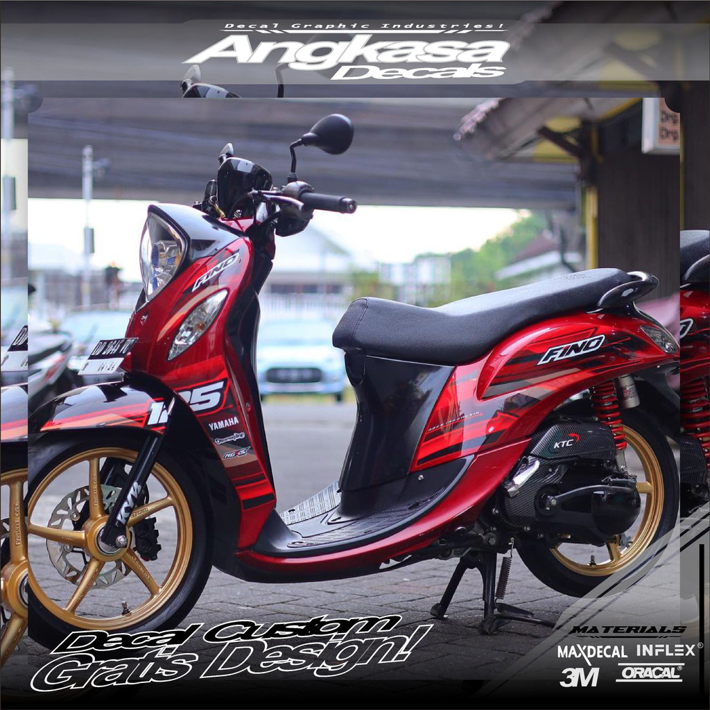 Jual Angkasa Decal Sticker Motor Yamaha Fino Fullbody bisa custom ...