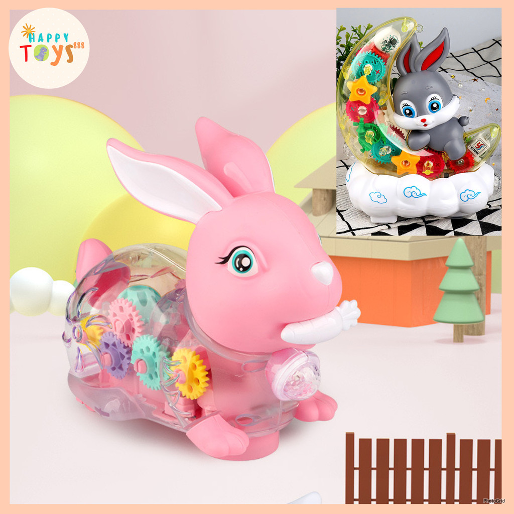 Jual HAPPYTOYS.888 #B83 MAINAN GEAR RABBIT / MAINAN KELINCI GEAR ...
