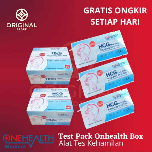 Jual TES KEHAMILAN TEST PACK ONEHEALTH PERBOX | Shopee Indonesia