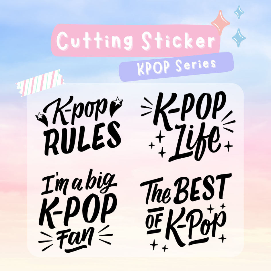 Jual Sticker Kpop Weverse Cutting Sticker BTS New Jeans Aespa Stiker ...