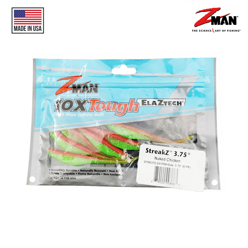 Jual ZMAN StreakZ 3.75" (6-PK) Soft Lure Umpan Pancing Buatan | Shopee ...