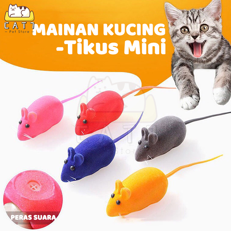 Jual Mainan Kucing - TIKUS CIT CIT Mainan Tikus Interaktif Mencit ...