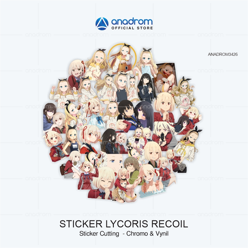 Jual Sticker Anime Lycoris Recoil | Sticker Anime & Aesthetic | Anadrom ...