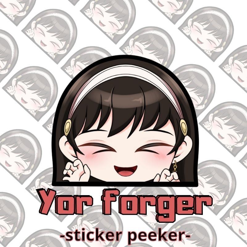 Jual STICKER INTIP ANIME YOR FORGER CHIBI (WATERPROOF) | Shopee Indonesia
