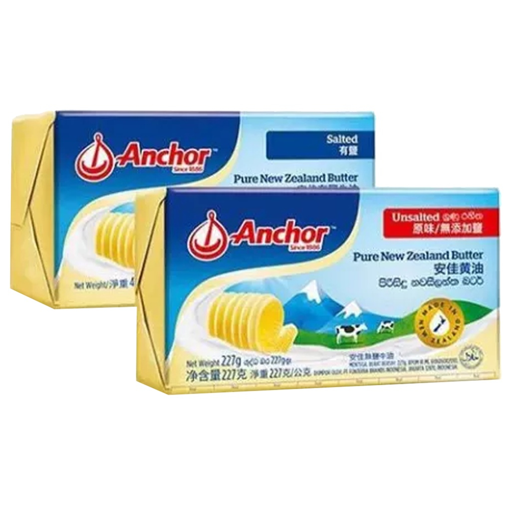 Jual Unsalted Butter & Salted Butter Anchor Block (Pengiriman Via ...