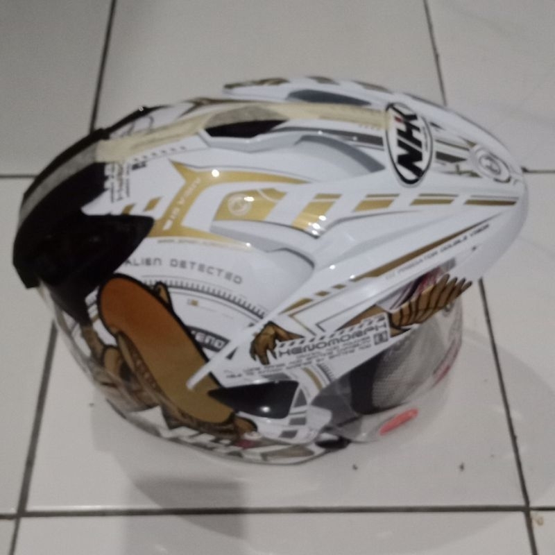 Jual Helm NHK Predator Motif double visor helm nhk motif double visor ...