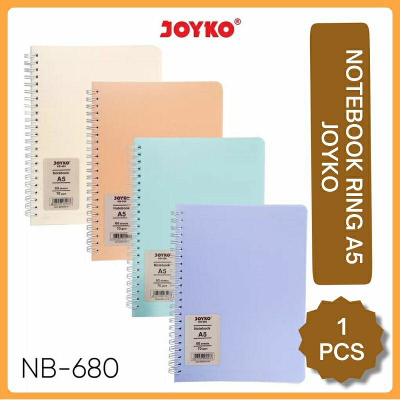 Jual Notebook Ring Joyko A5 NB-680 / Buku Diary A5 Joyko | Shopee Indonesia
