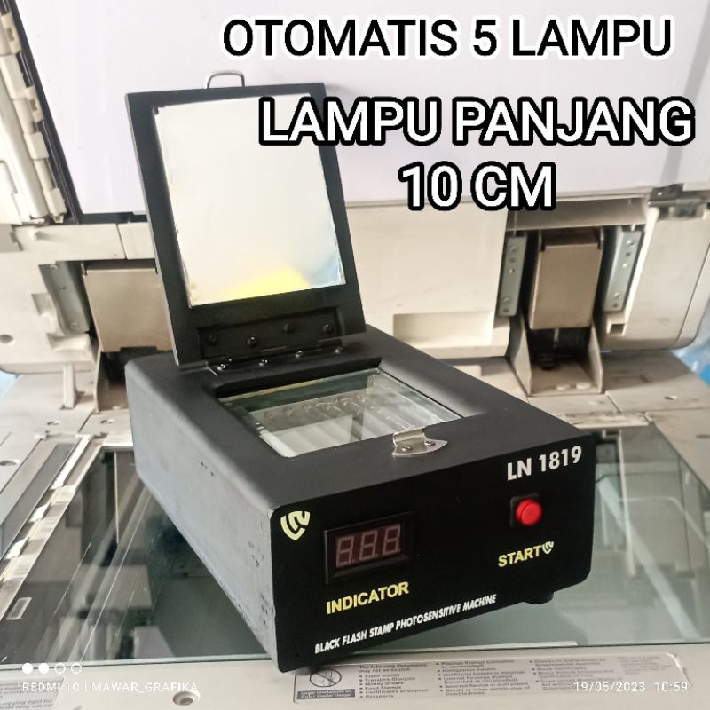Jual MESIN STEMPEL FLASH OTOMATIS NEMBAK 6 lampu & 5 Lampu Panjang ...