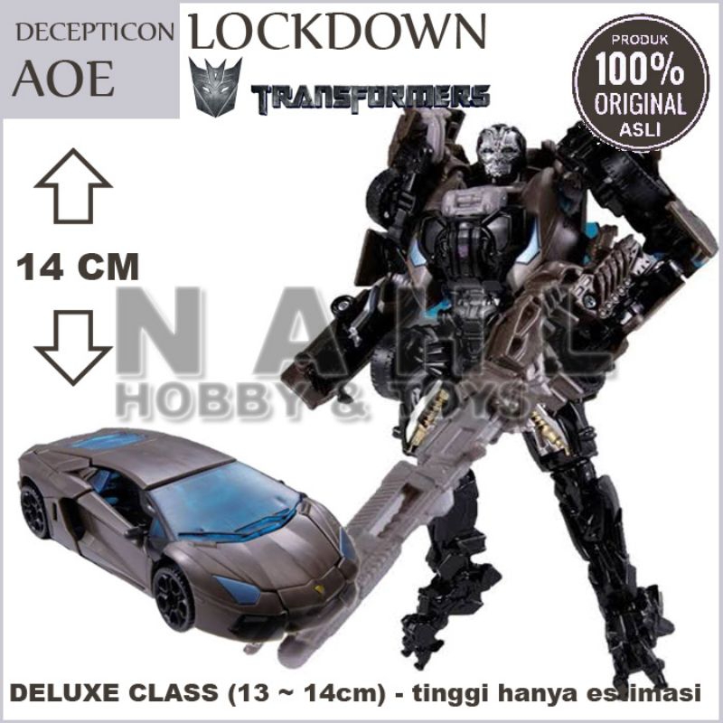 Jual Robot Transformers Deluxe Class Lockdown AOE, Original TAKARA ...