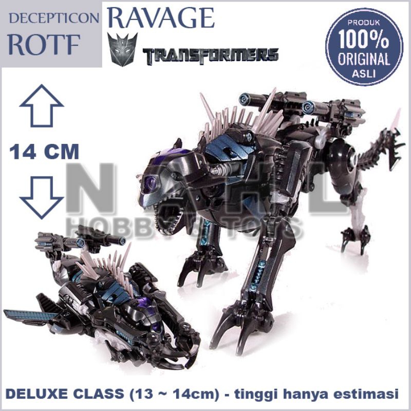 Jual Robot Transformers ROTF Decepticon Ravage - Deluxe Class - Ori ...