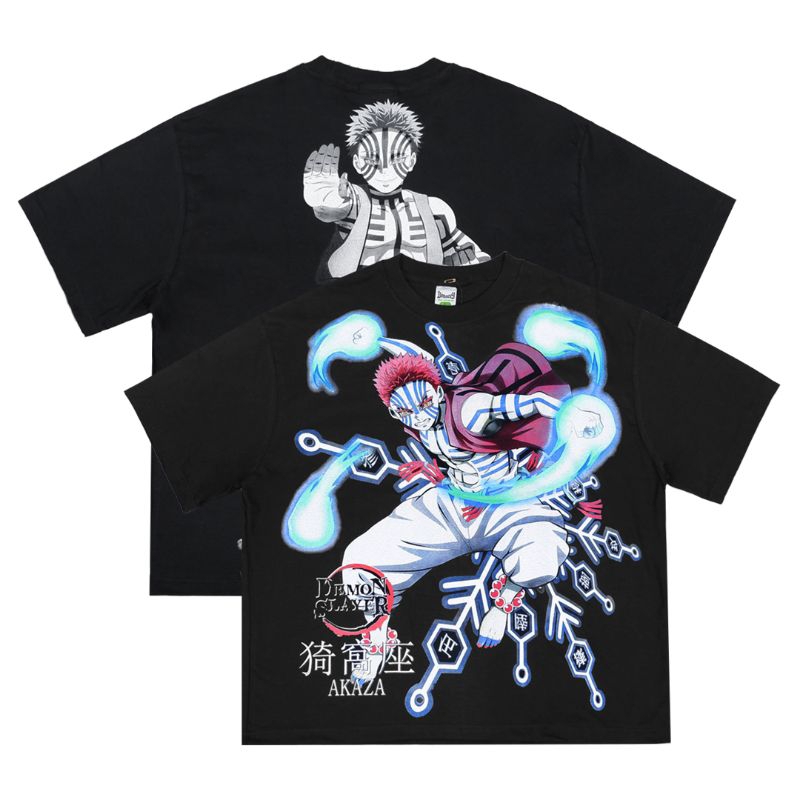 Jual KAOS ANIME DEMON SLAYER AKAZA KIMETSU KAOS KARTUN BAJU ANIME KAOS ... Jual KAOS ANIME DEMON SLAYER AKAZA KIMETSU KAOS KARTUN BAJU ANIME KAOS ...