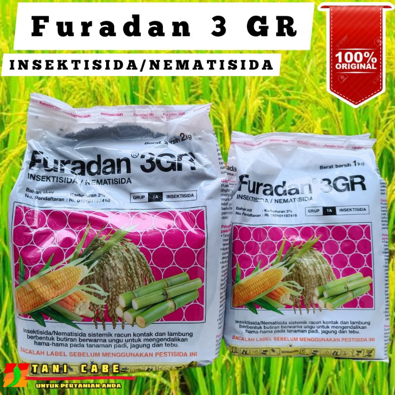 Jual FURADAN 3 GR insektisida/Nematisida -1kg | Shopee Indonesia