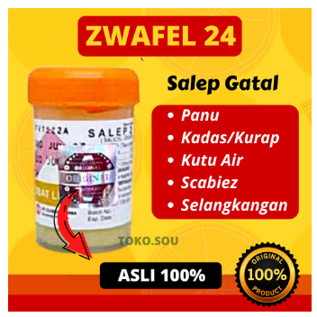 Jual Salep Gatal Zwafel 24 Original 100% Obat Saleb Gatal Panu Kadas ...